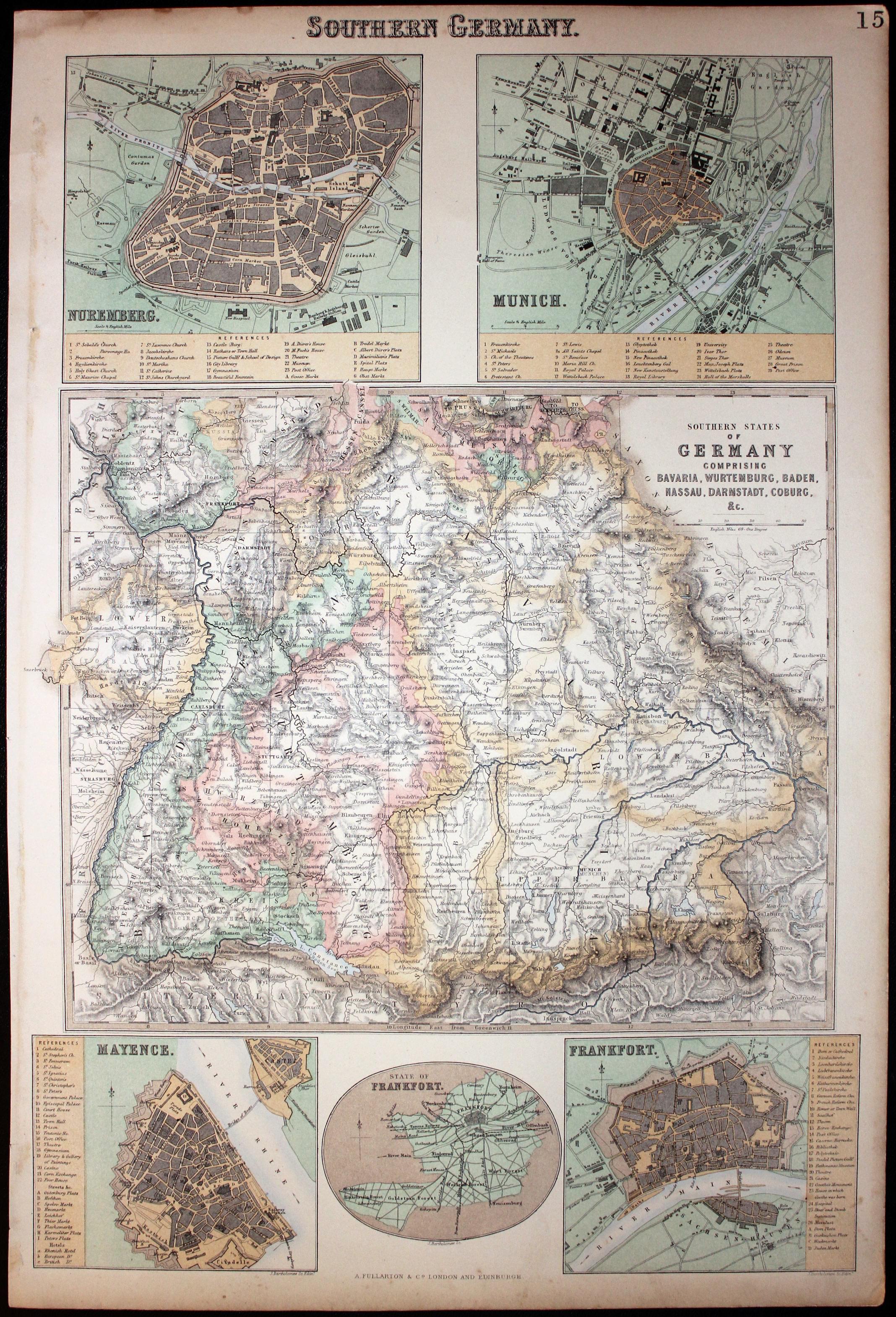 Antique Maps of Germany