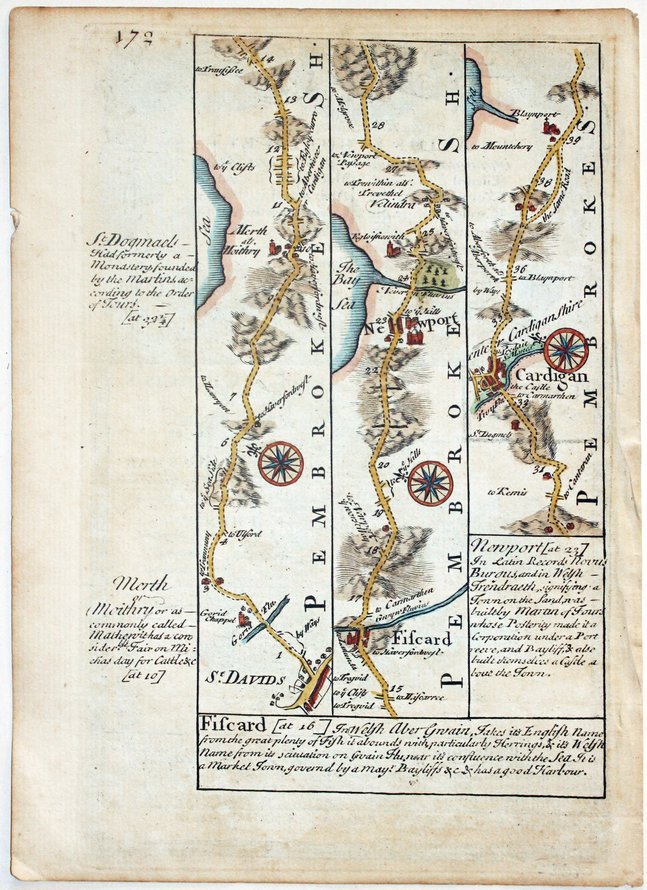 Antique Maps of Pembrokeshire - Richard Nicholson
