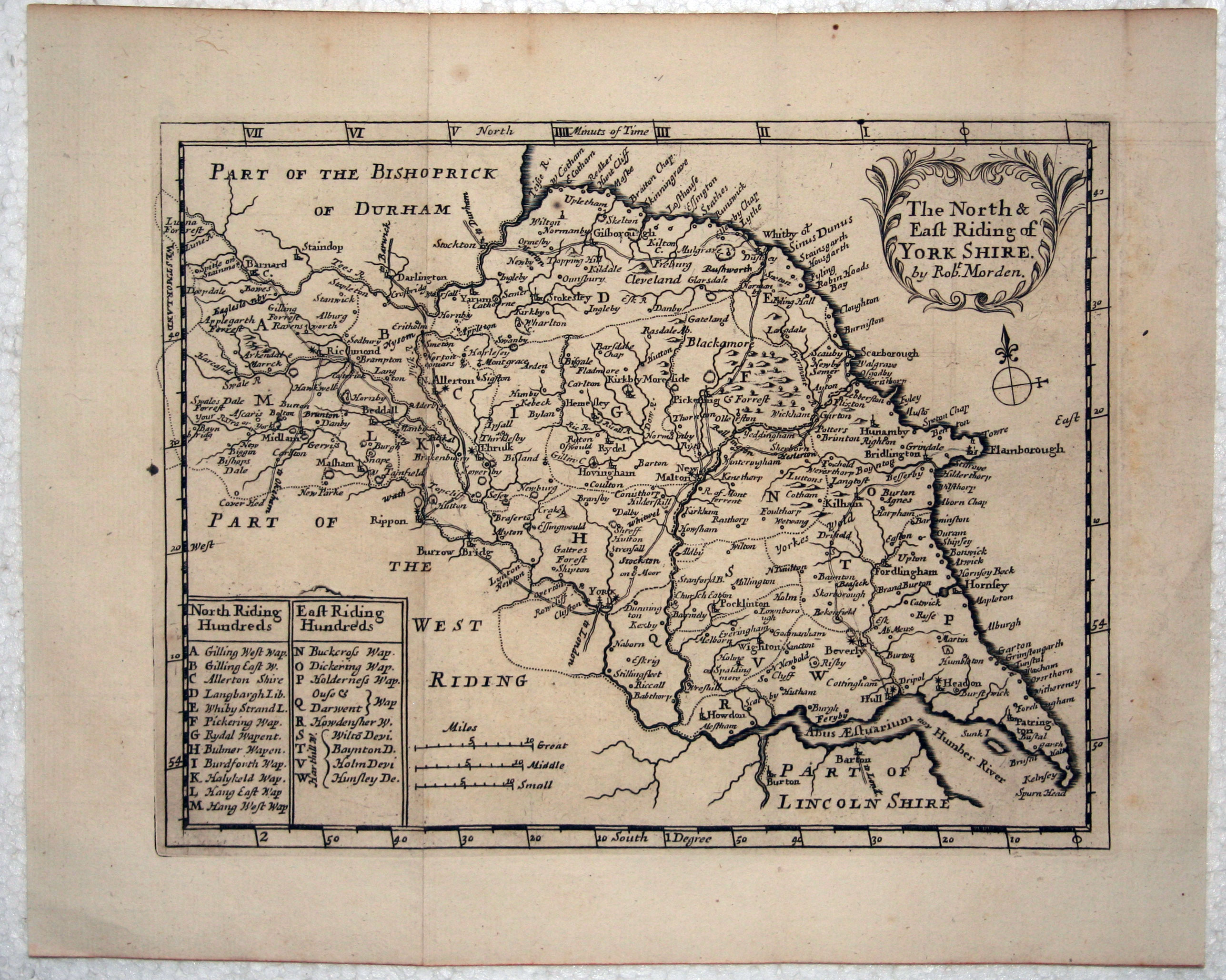 Antique maps by the English cartographer Richard Blome