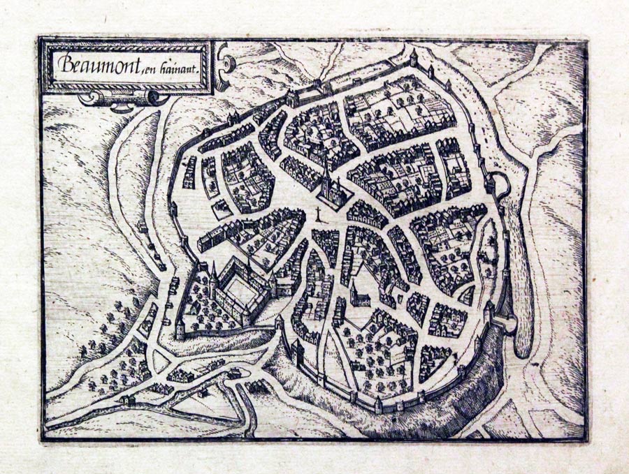 Antique Maps of Hainaut and Limburg, Netherlands