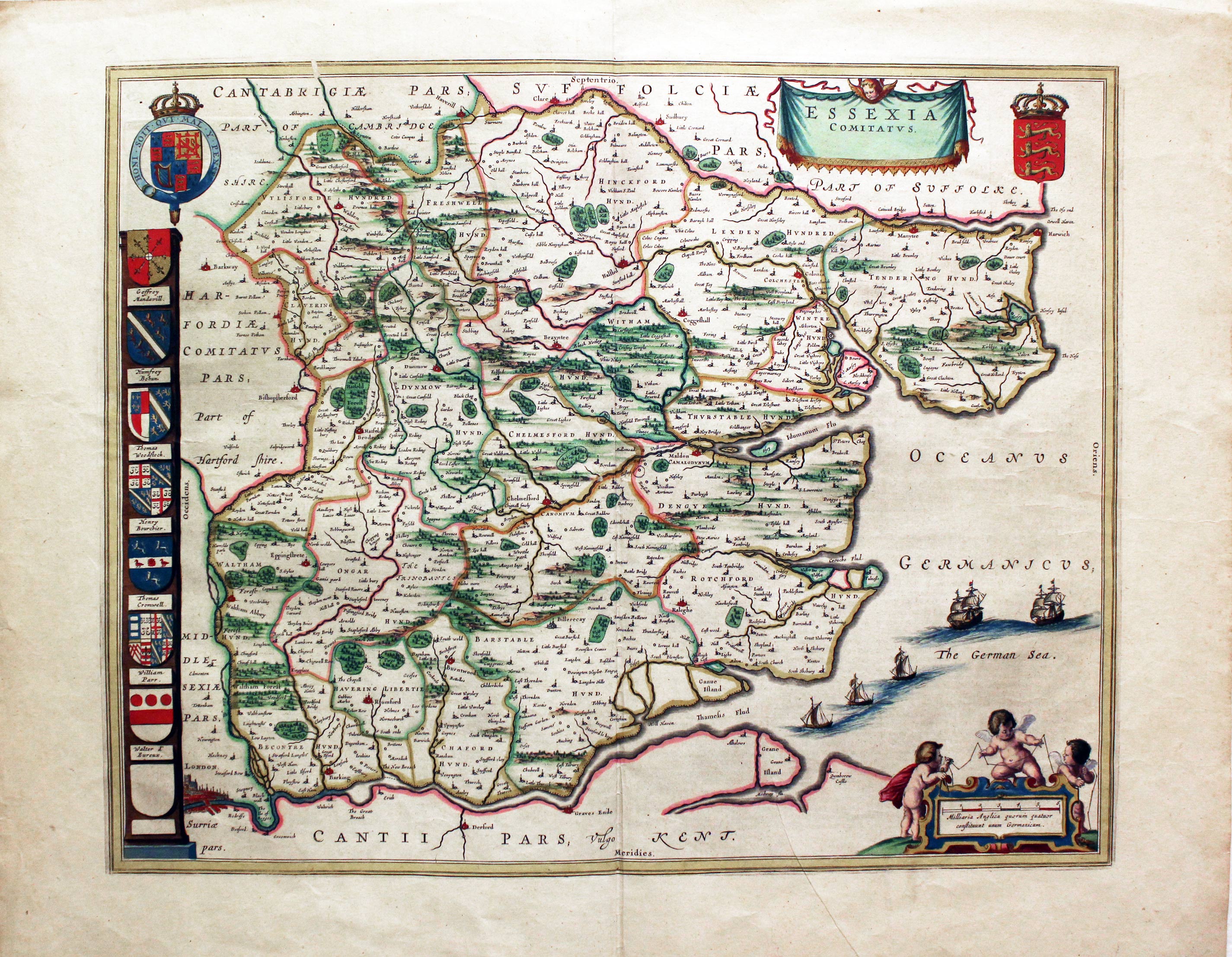 Antique Maps Of Essex England Richard Nicholson