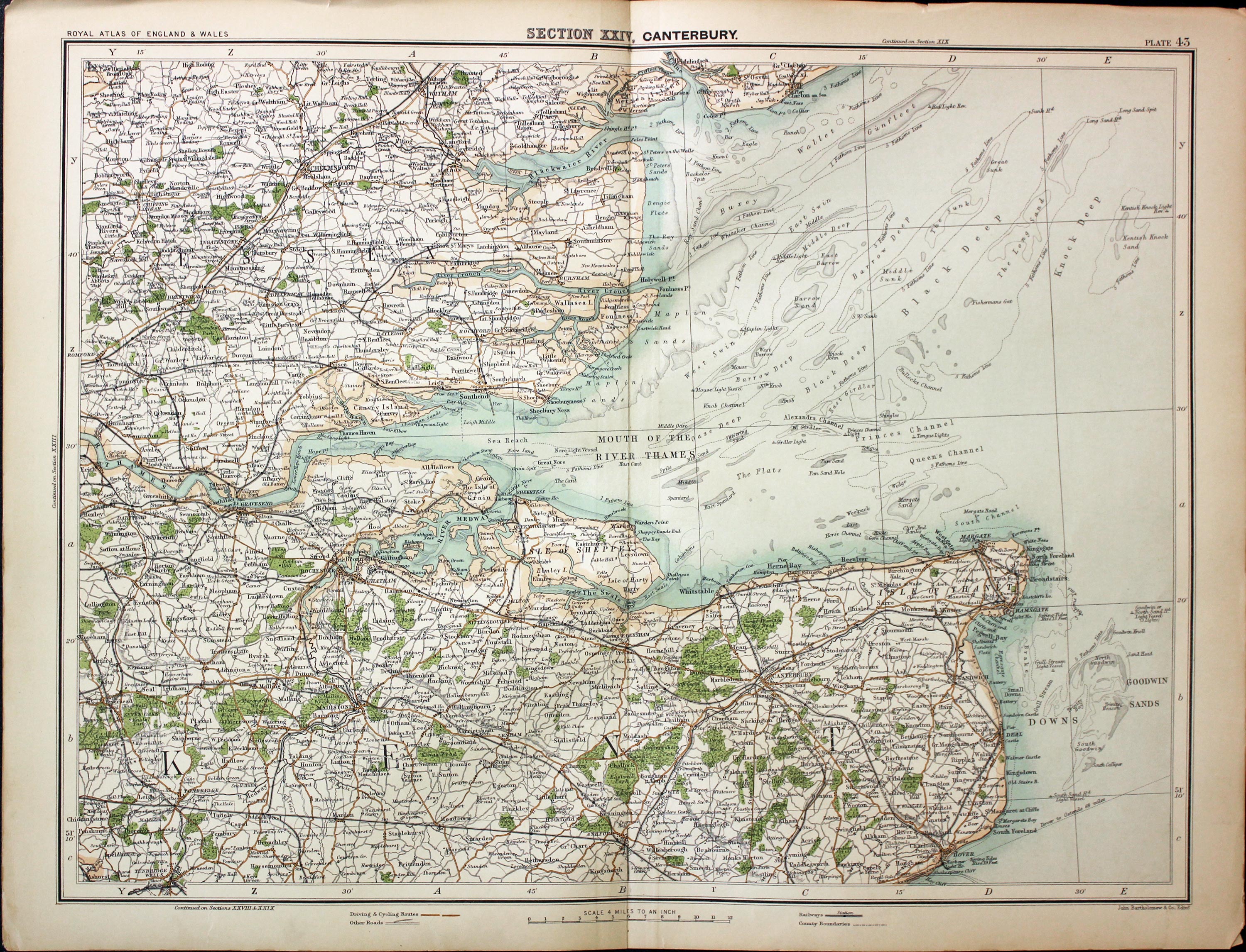 Antique Maps of Kent - Richard Nicholson