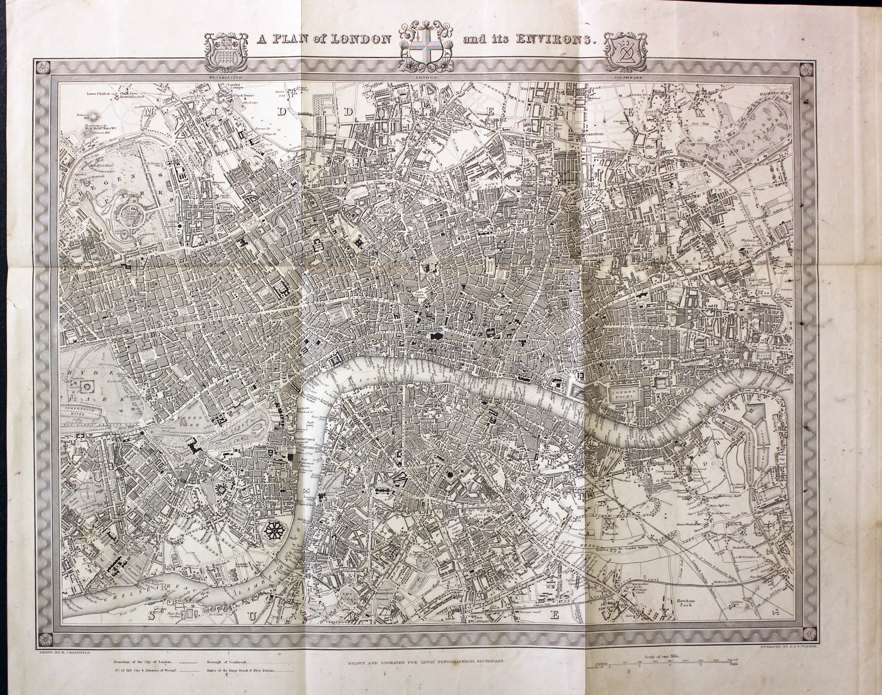 Antique Maps of London - Richard Nicholson