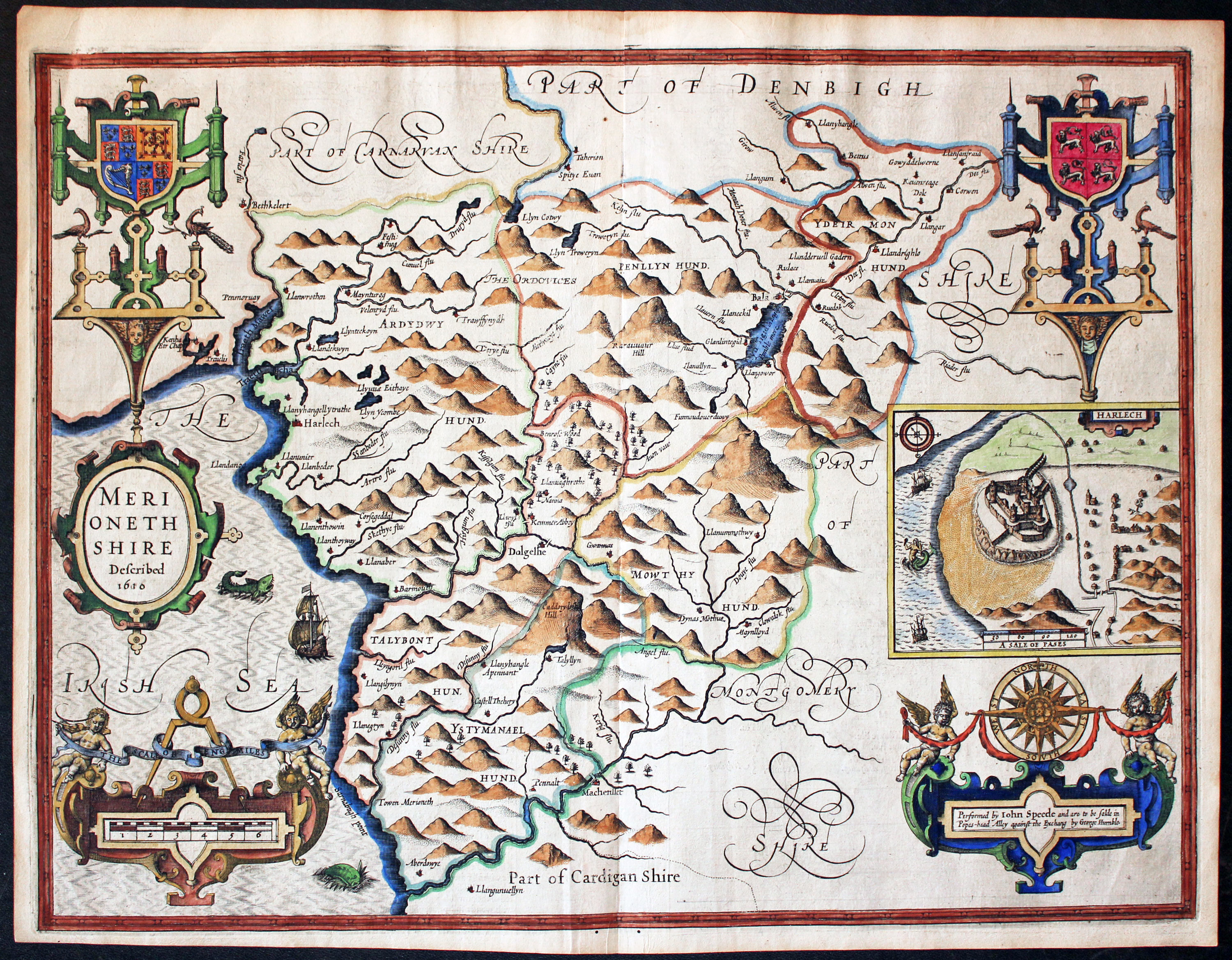 Antique Maps of Merionethshire - Richard Nicholson