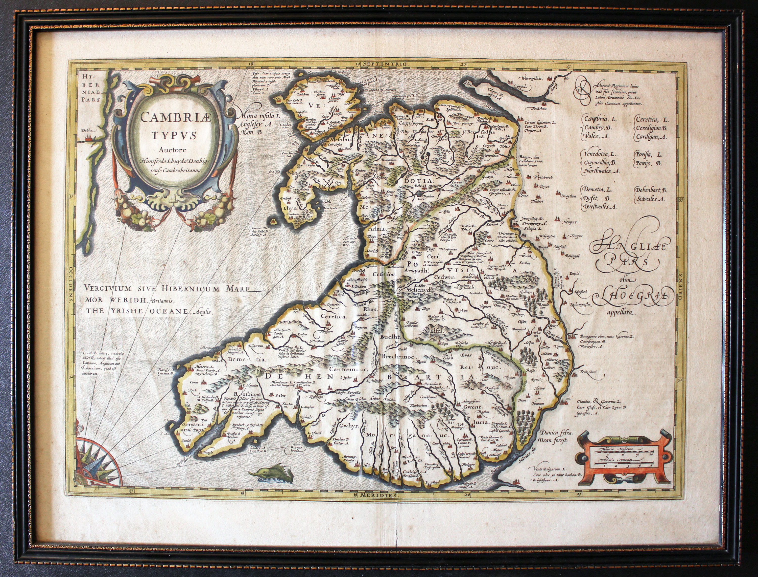 Antique Maps of Wales - Richard Nicholson