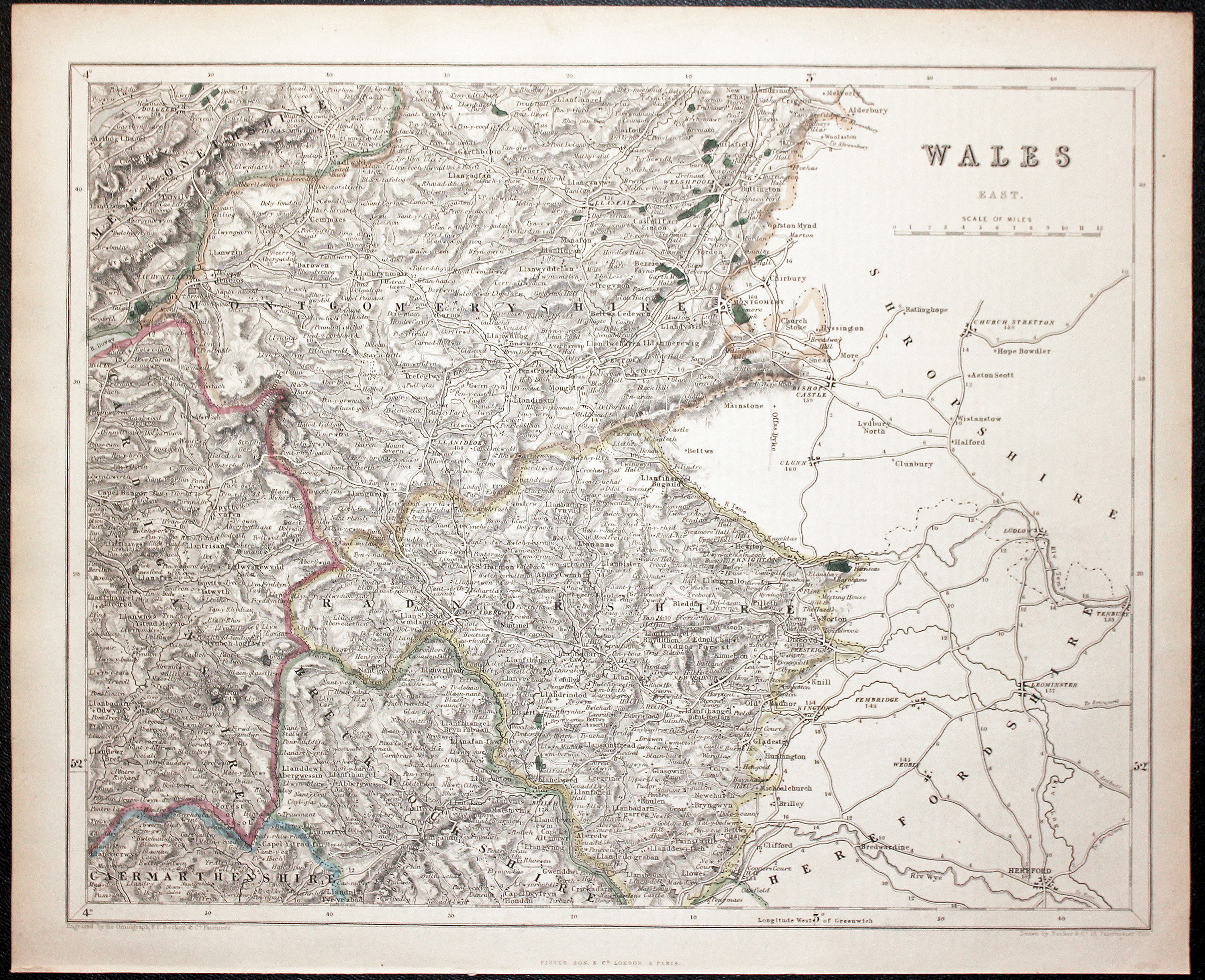 Antique Maps of Wales - Richard Nicholson