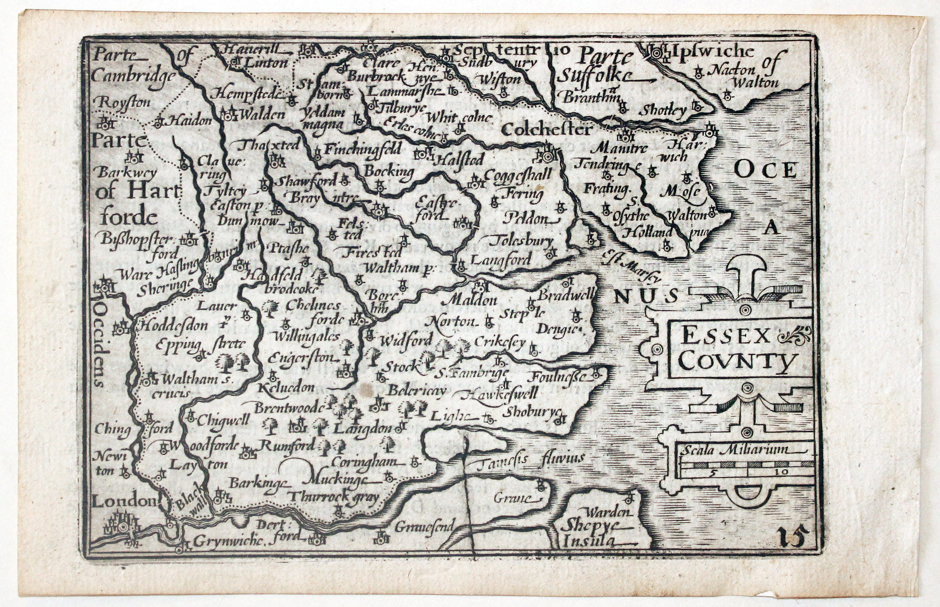 Antique Maps Of Essex England Richard Nicholson