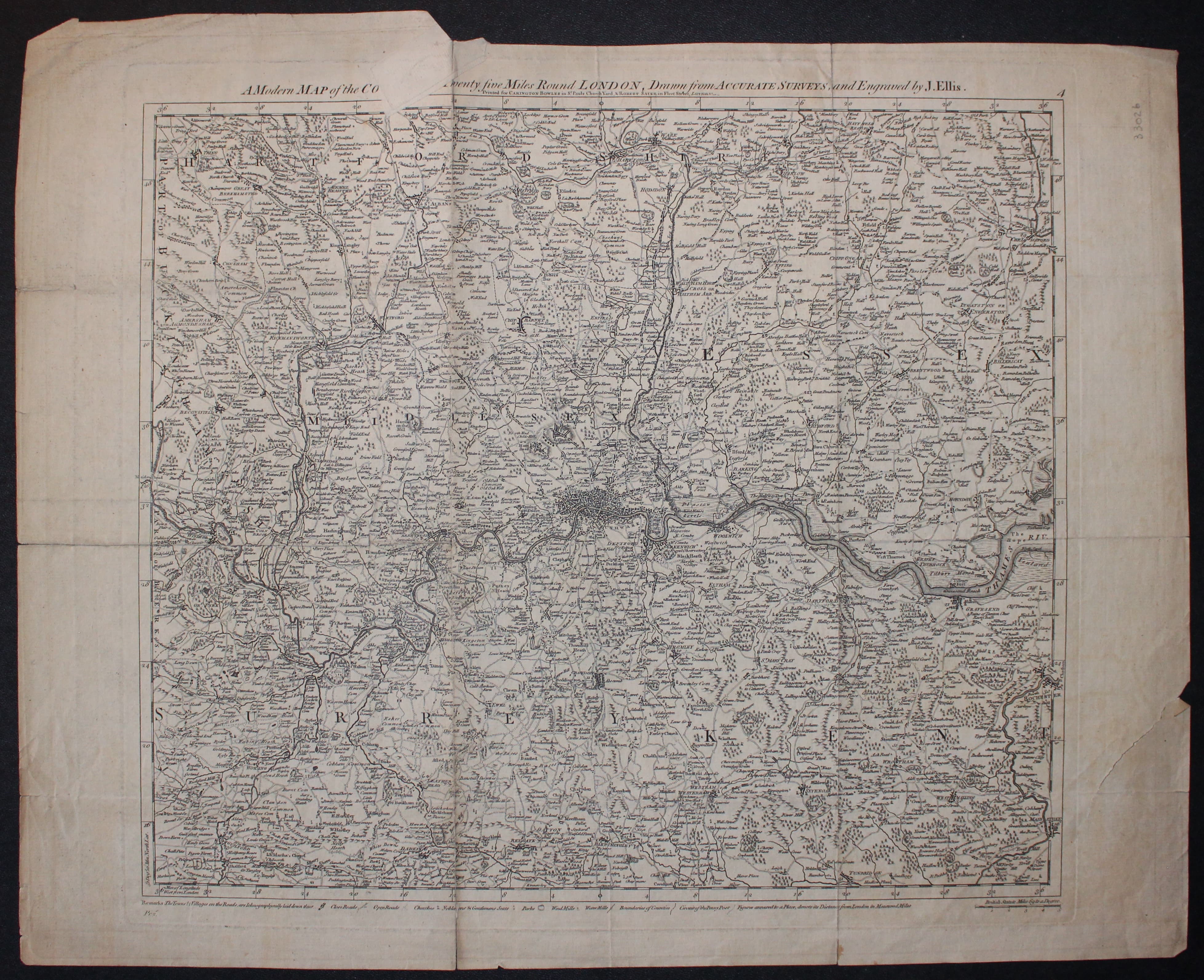 Antique Maps of London - Richard Nicholson